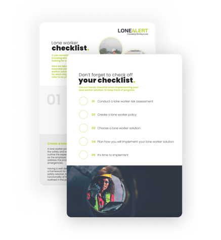 What are the common lone worker risks?